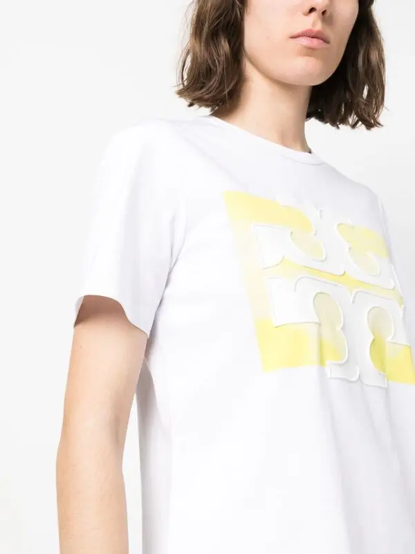 Tory Burch Logo-patch Cotton T-shirt