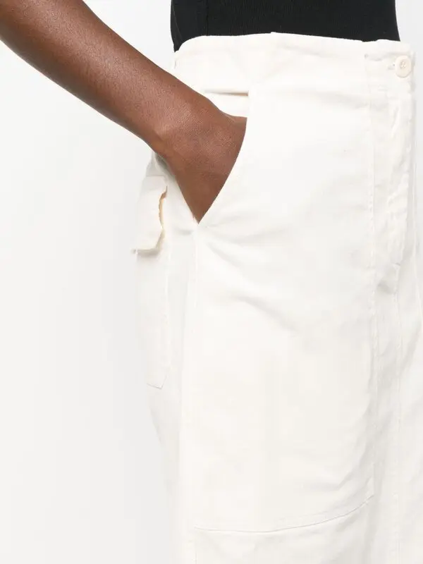 NUDE High-waisted Midi Skirt