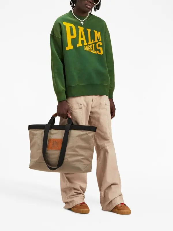 Palm Angels Logo Patch Tote Bag