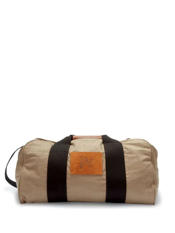 Palm Angels Logo-patch Holdall Bag - Neutrals