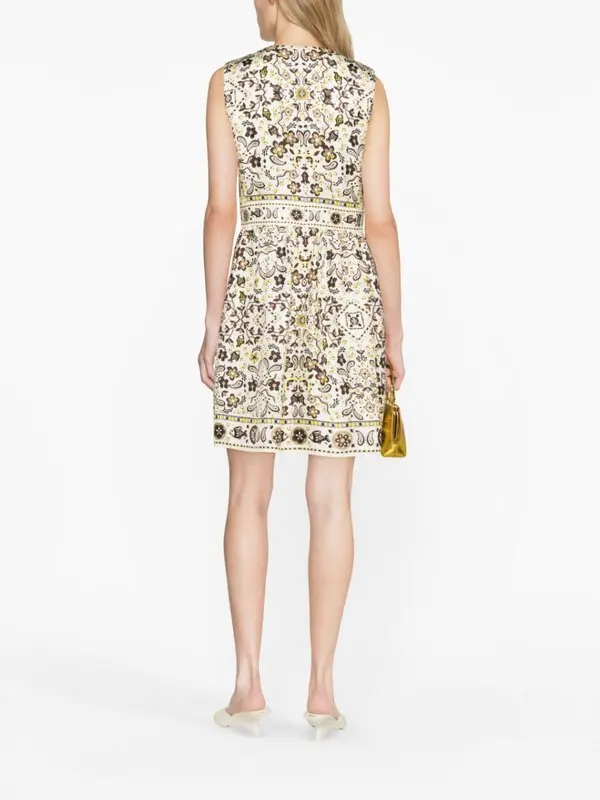 Tory Burch Pisces Dream-print Silk Dress