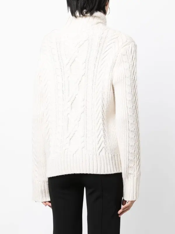 Monse Cable-knit Jumper With Zip Detail