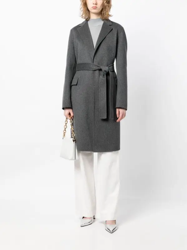 Theory Wool-blend Belted Coat