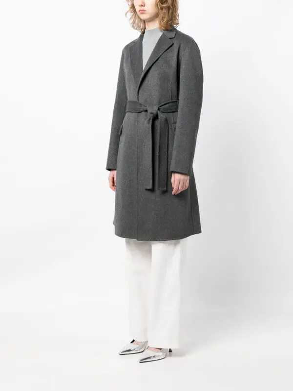 Theory Wool-blend Belted Coat