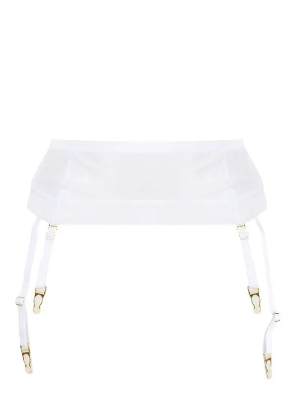 MAISON CLOSE Corps À Corps Garter Belt - White