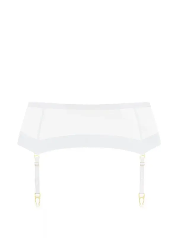 MAISON CLOSE Corps À Corps Garter Belt - White