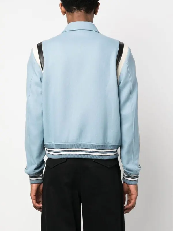 Amiri Logo-print Bone-patch Jacket