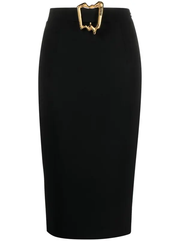 Moschino Buckle-detail Skirt