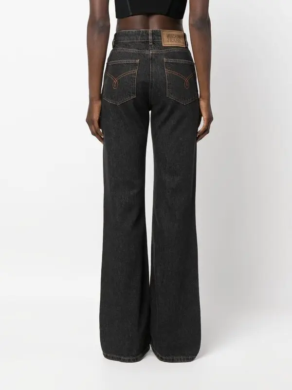 Moschino Mid-rise Wide-leg Jeans