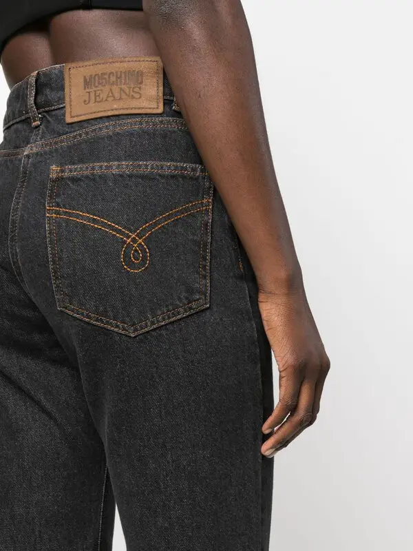 Moschino Mid-rise Wide-leg Jeans