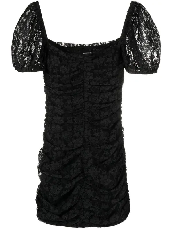 ROTATE BY BIRGER CHRISTENSEN Puff-sleeve Lace Minidress