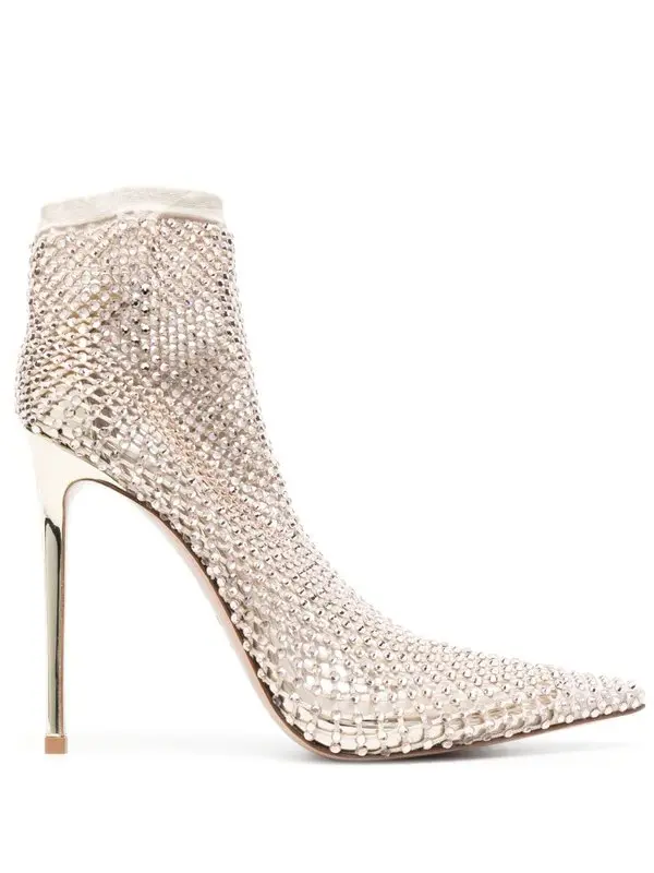 LE SILLA Gilda 120mm Crystal-embellished Boots