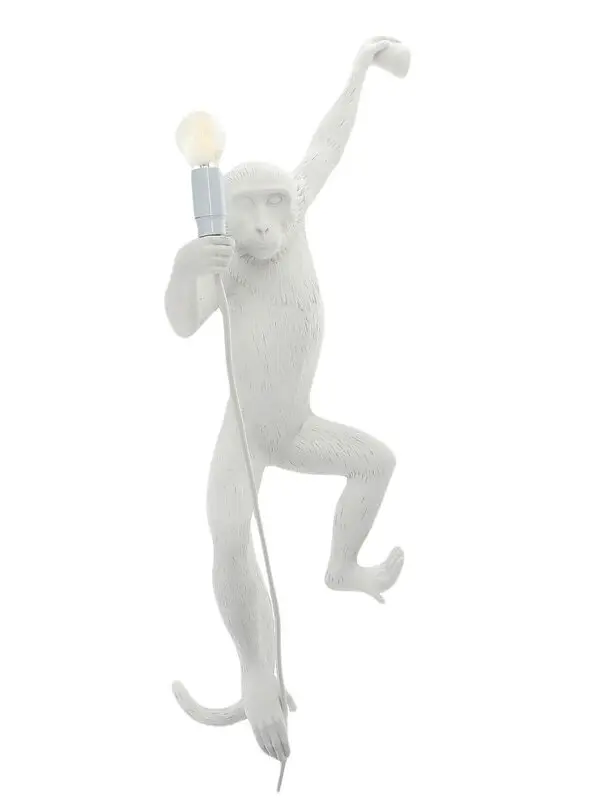 SELETTI Hanging Monkey Lamp - White