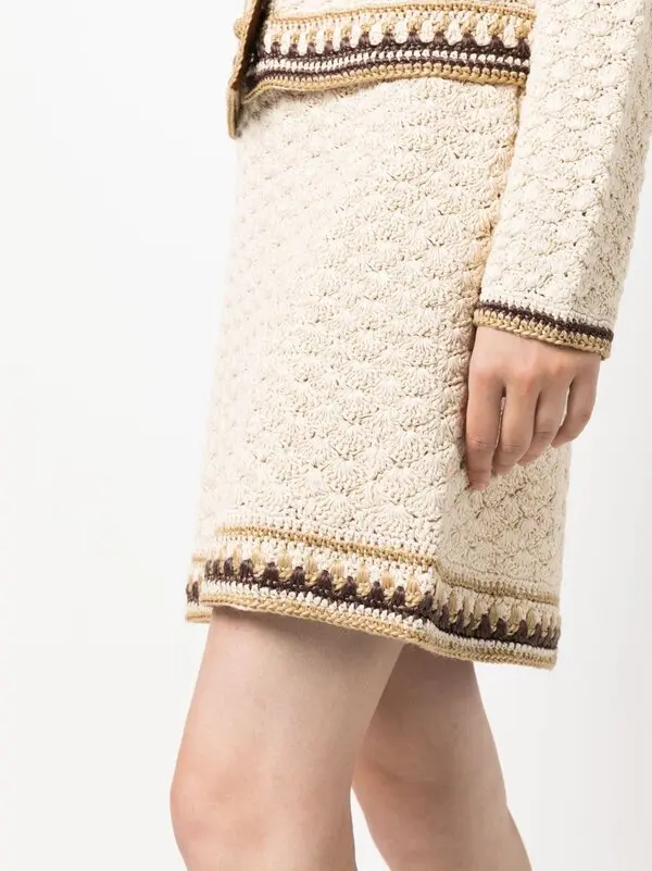 Tory Burch High-waisted Knitted Skirt