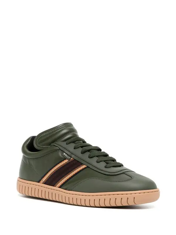 Bally Side-stripe Leather Low-top Sneakers