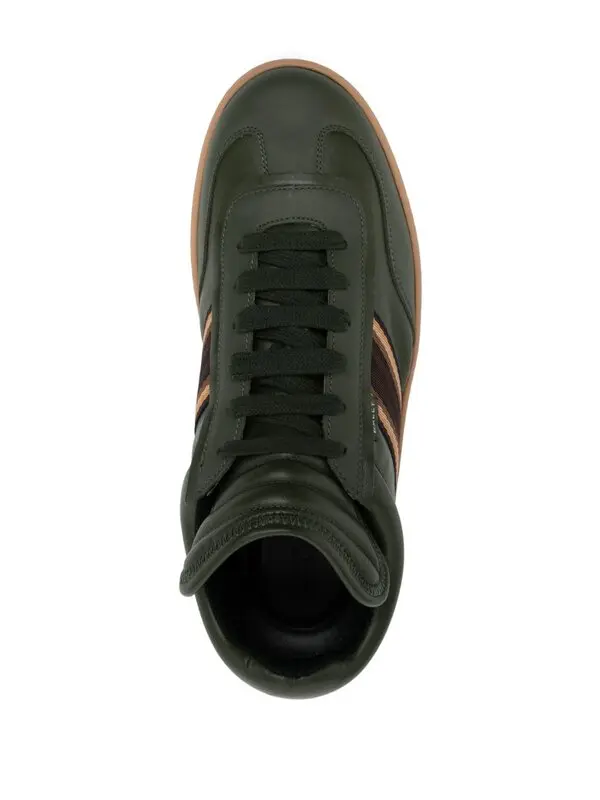 Bally Side-stripe Leather Low-top Sneakers