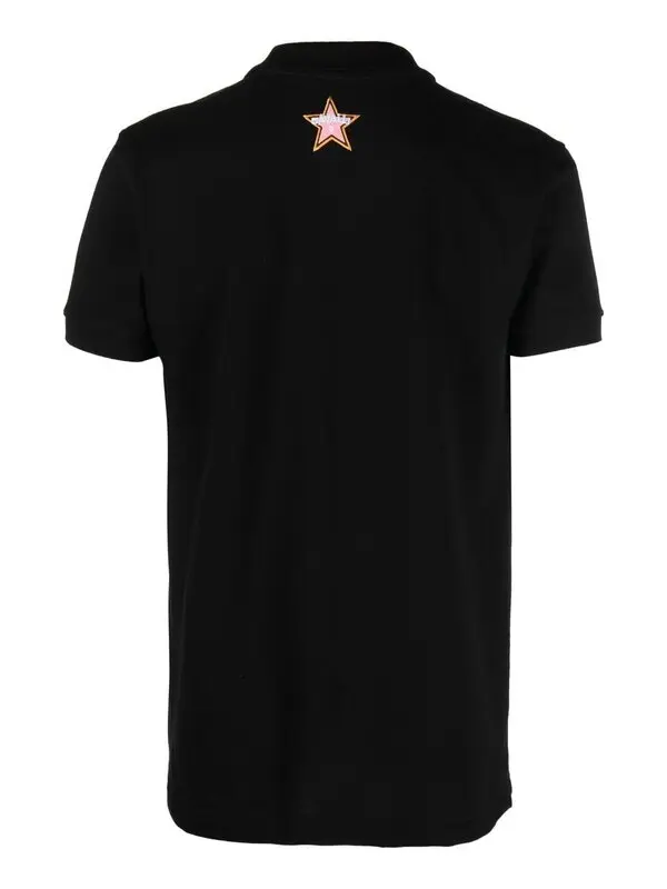Roberto Cavalli Checkerboard-print Polo Shirt