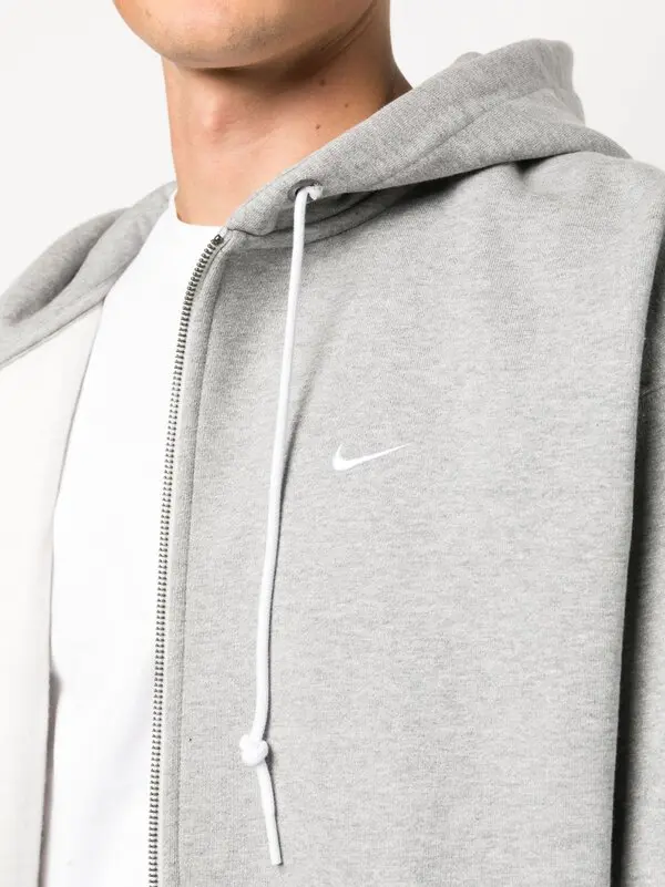 Nike Swoosh-logo Zip-up Hoodie