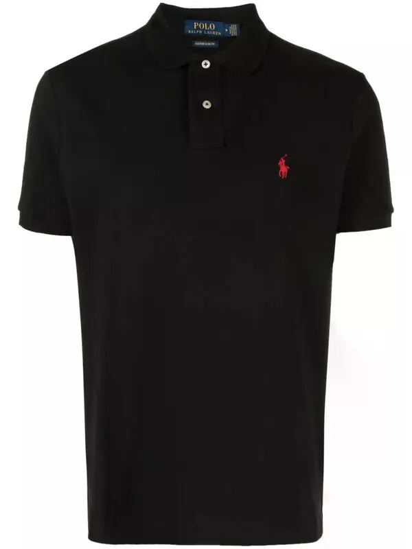 Polo Ralph Lauren Logo-embroidered Piqué Polo Shirt - Blue