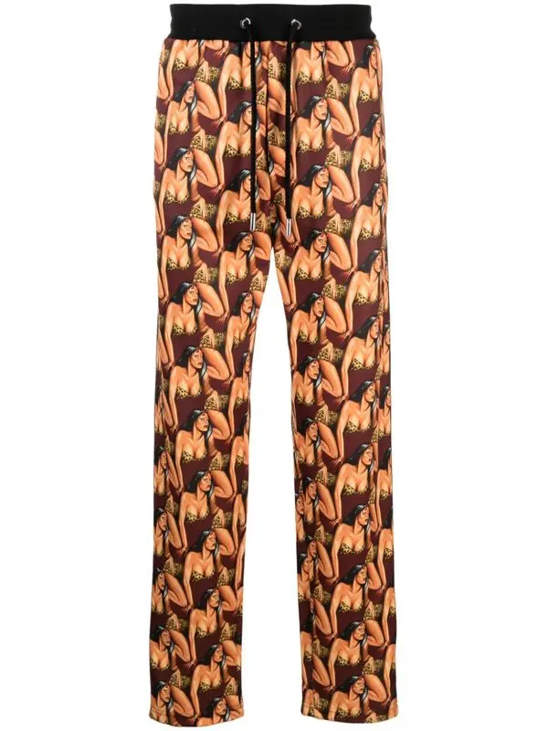 Roberto Cavalli Printed Track Pants