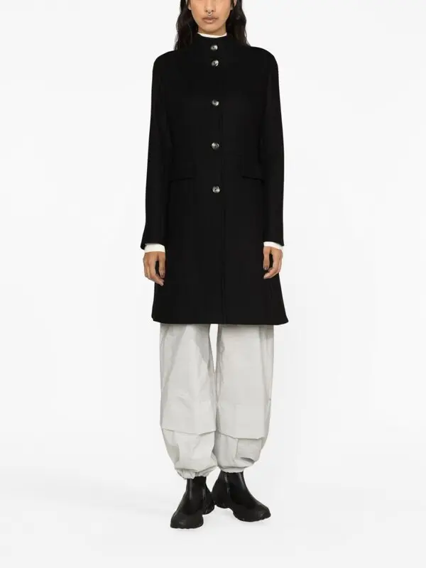 Herno Single-breasted Wool Coat