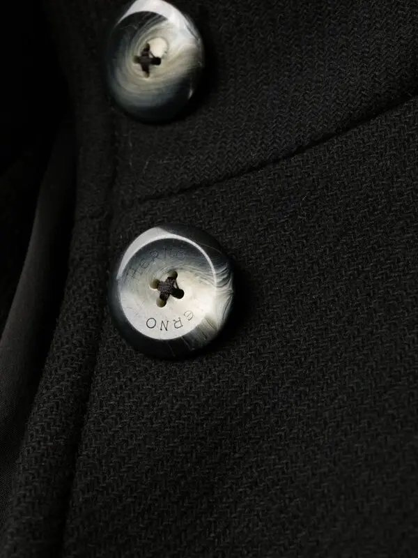 Herno Single-breasted Wool Coat