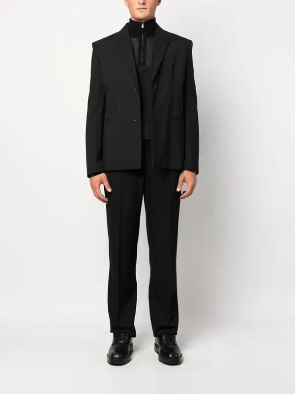 BOSS Ribbed Half-zip Jumper
