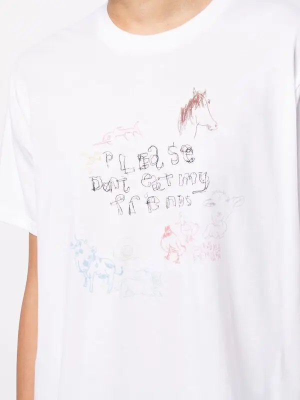 Collina Strada Graphic-print T-shirt - White