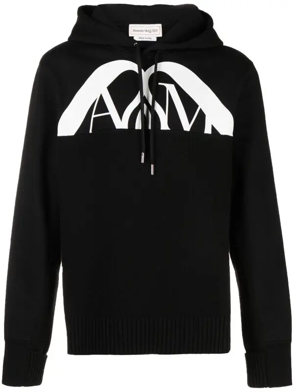 Alexander McQueen Logo-print Cotton Hoodie