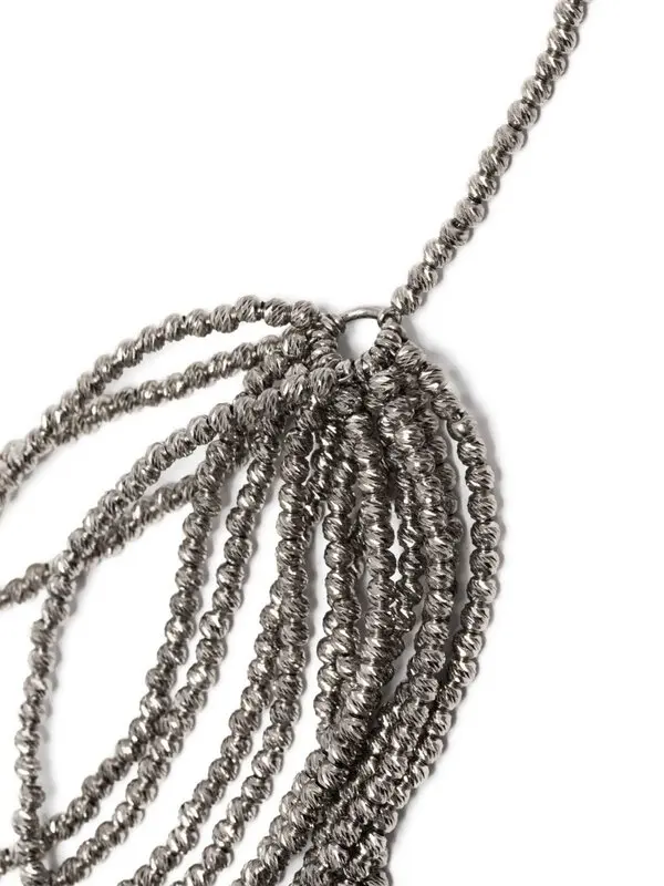 Brunello Cucinelli Bead-embellished Chain Bralette