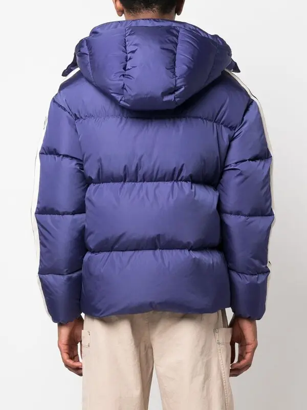 Palm Angels Logo-print Hooded Track Down Jacket