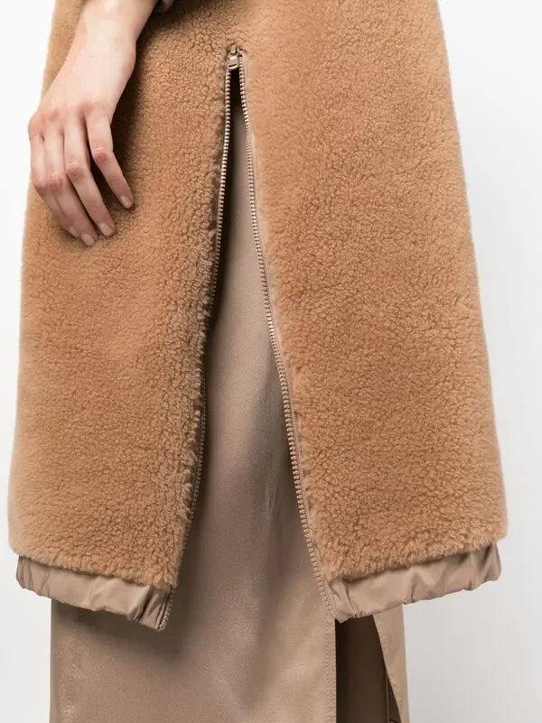 Brunello Cucinelli Faux-fur Midi Cape