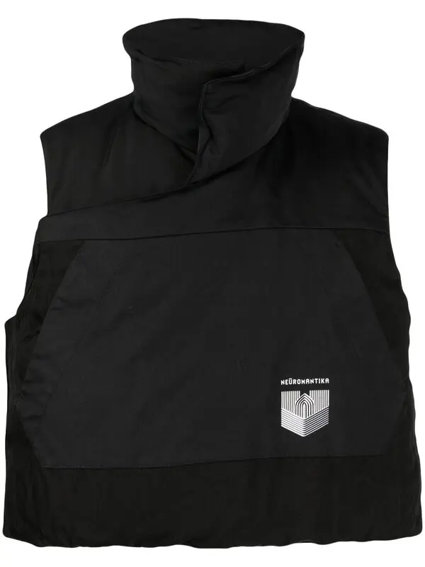 JULIUS Logo-print Padded Gilet