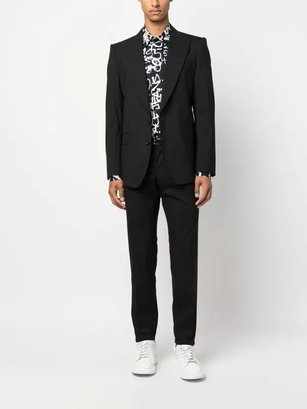 Versace Logo-print Cotton Shirt