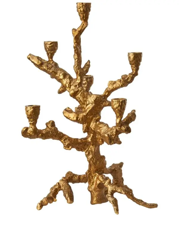 POLSPOTTEN Apple Tree Candle Holder - Gold