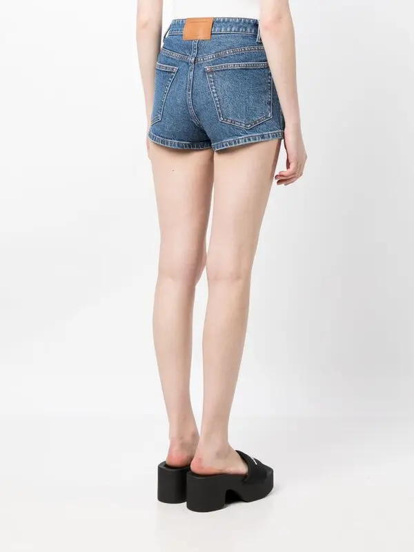 Alexander Wang Mid-rise Denim Skort - Blue