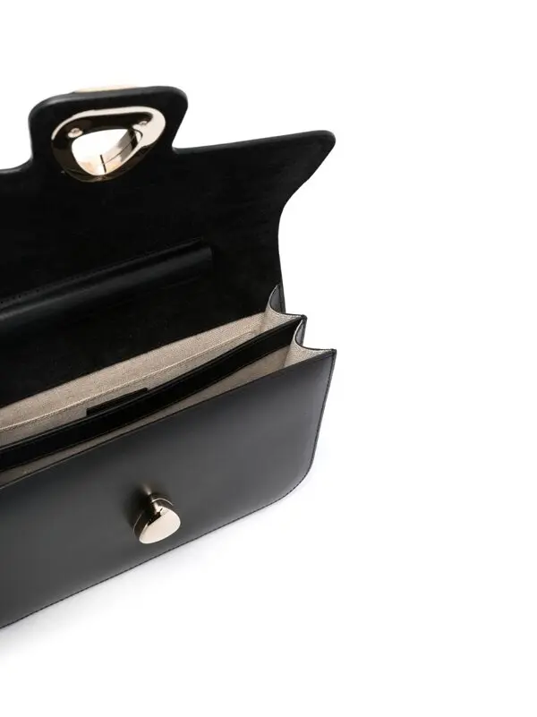 A.p.c. Astra Leather Shoulder Bag - Black