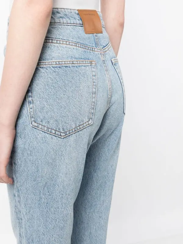 Alexander Wang Fly High-rise Slim-fit Jeans