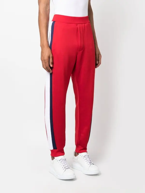 Dsquared2 Striped Cotton-blend Track Pants