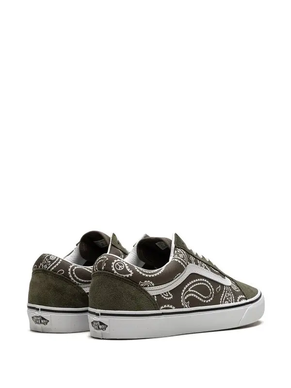 VANS Old Skool Peace Paisley Sneakers - Green
