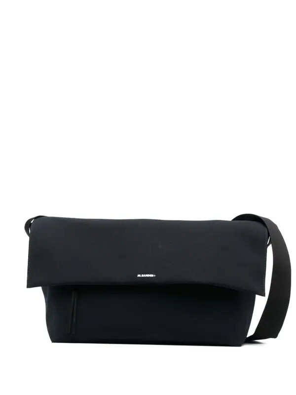JIL SANDER Utility Shoulder Bag - Black