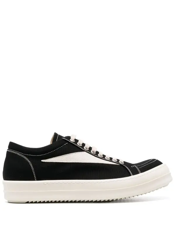 Rick Owens Two-tone Lace-up Sneakers