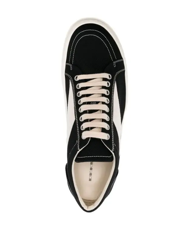 Rick Owens Two-tone Lace-up Sneakers
