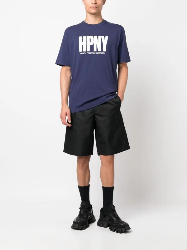 Heron Preston Ex-ray Logo-patch Shorts