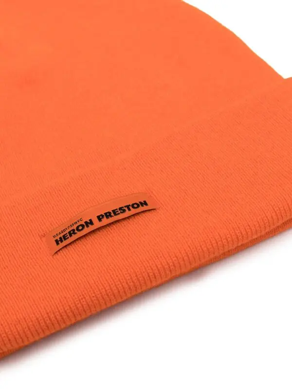 Heron Preston Logo-tag Wool Beanie