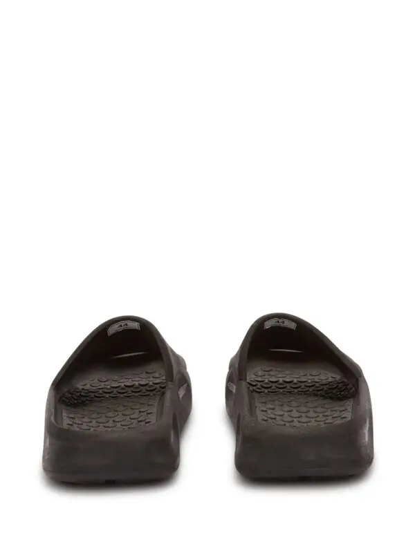 Heron Preston Moulded Flat Slides - Black