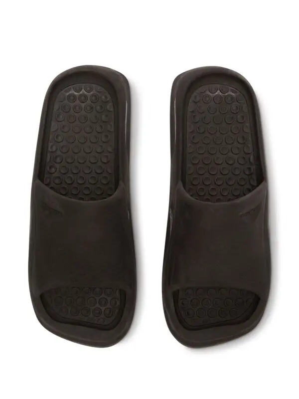 Heron Preston Moulded Flat Slides - Black