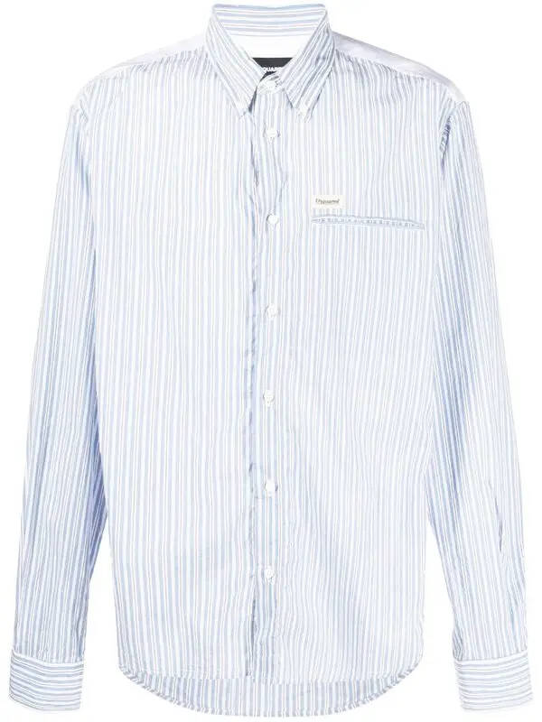 Dsquared2 Logo-patch Cotton Shirt