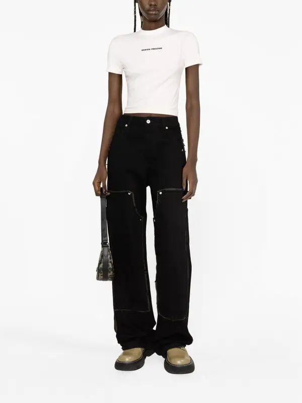 Heron Preston Rebuilt Wide-leg Carpenter Jeans