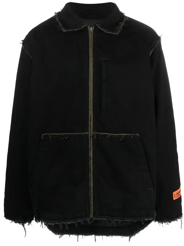 Heron Preston Rebuilt Zip-up Denim Jacket